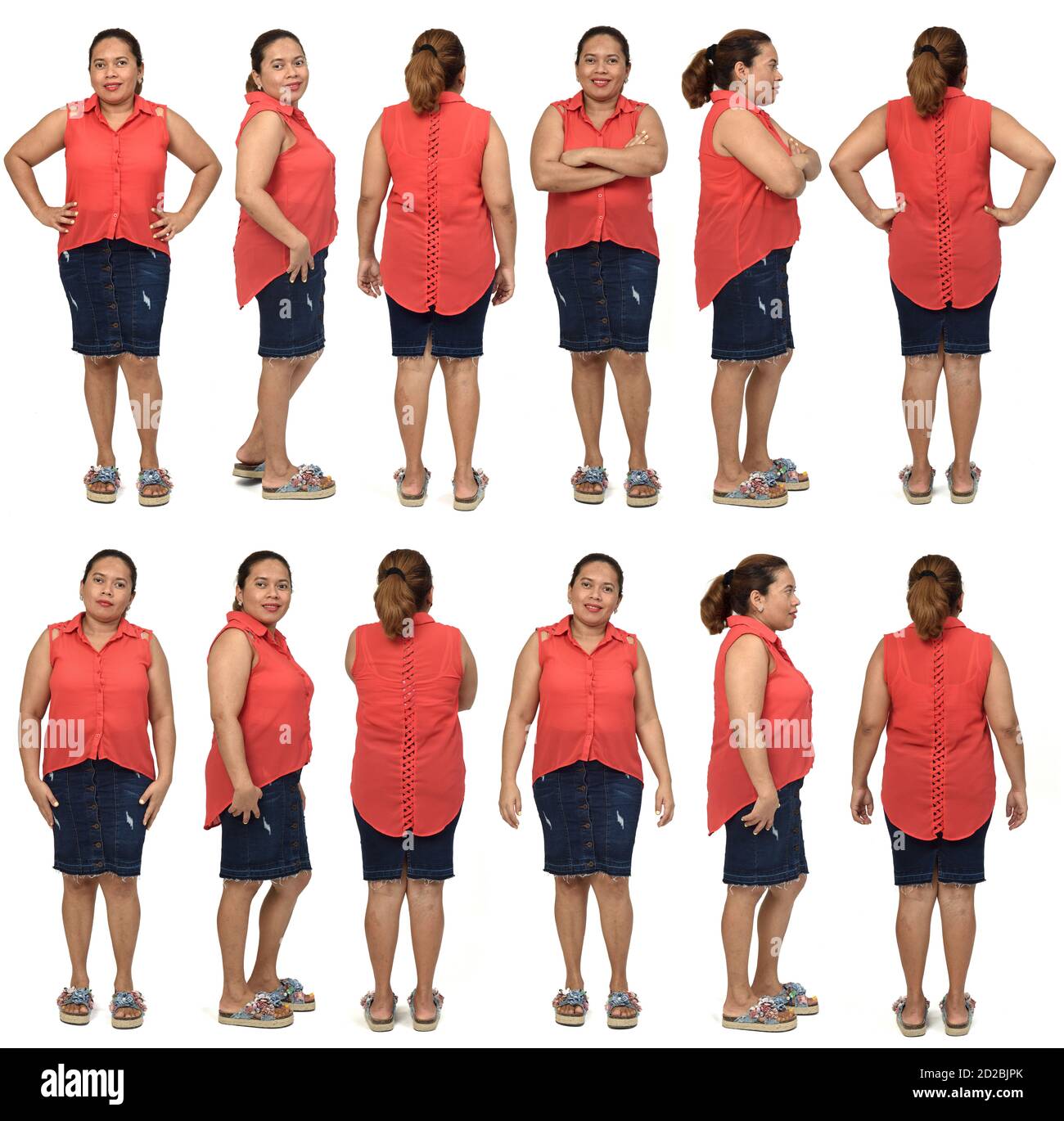 Standing in different poses hi-res stock photography and images - Alamy