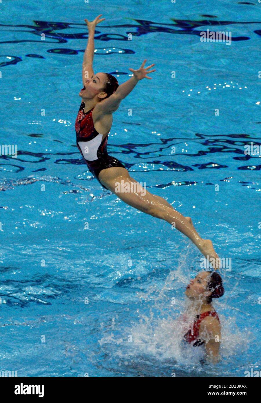 Japan Synchronized Swimming National Team High Resolution Stock ...