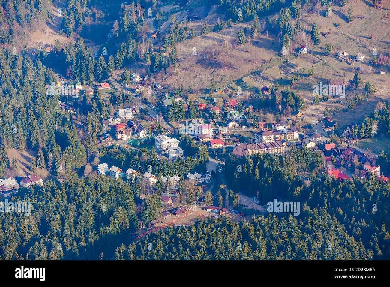 Durau mountain resort in Ceahlau mountain, Romania Stock Photo - Alamy