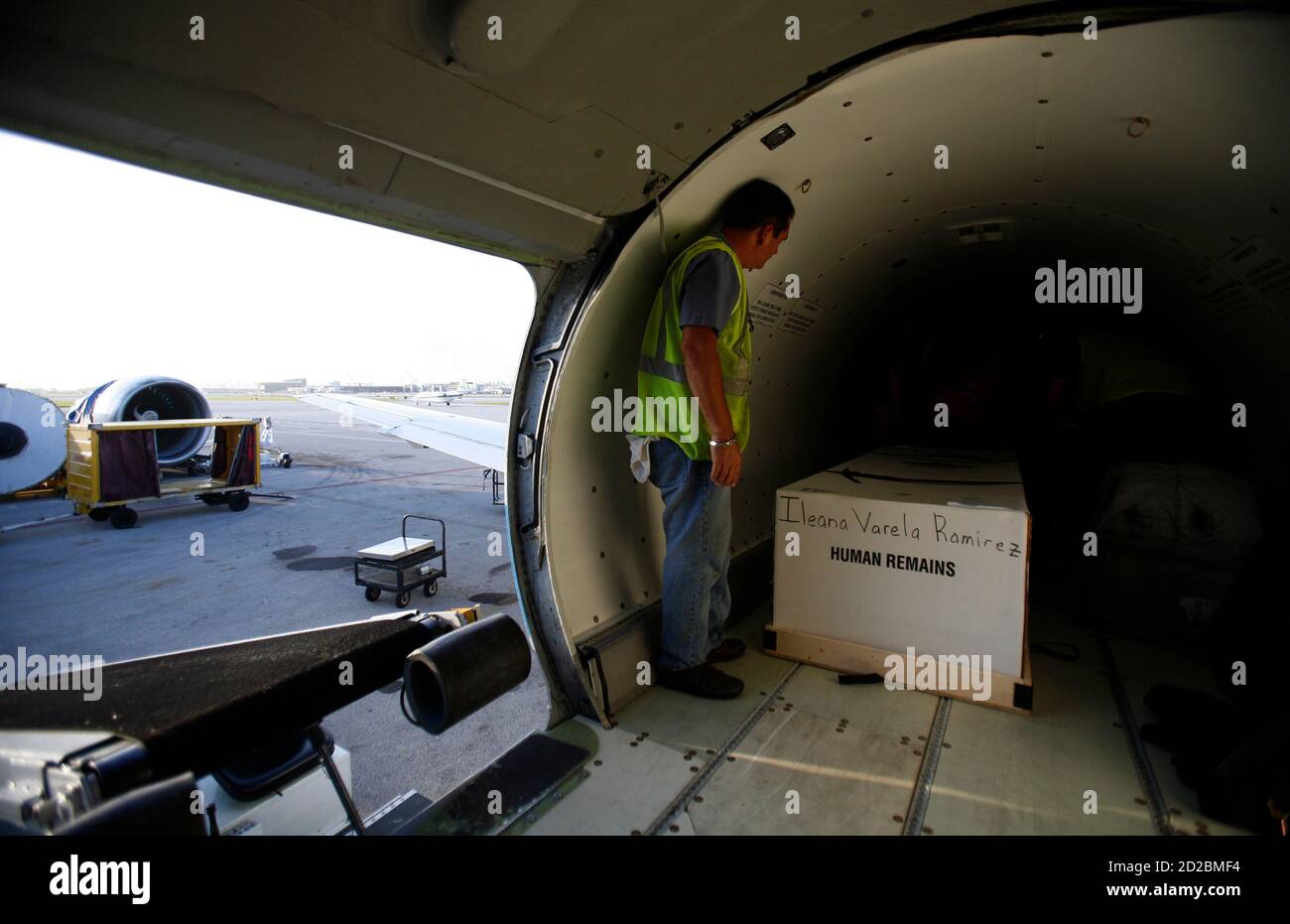 Plane cargo box hi-res stock photography and images - Alamy