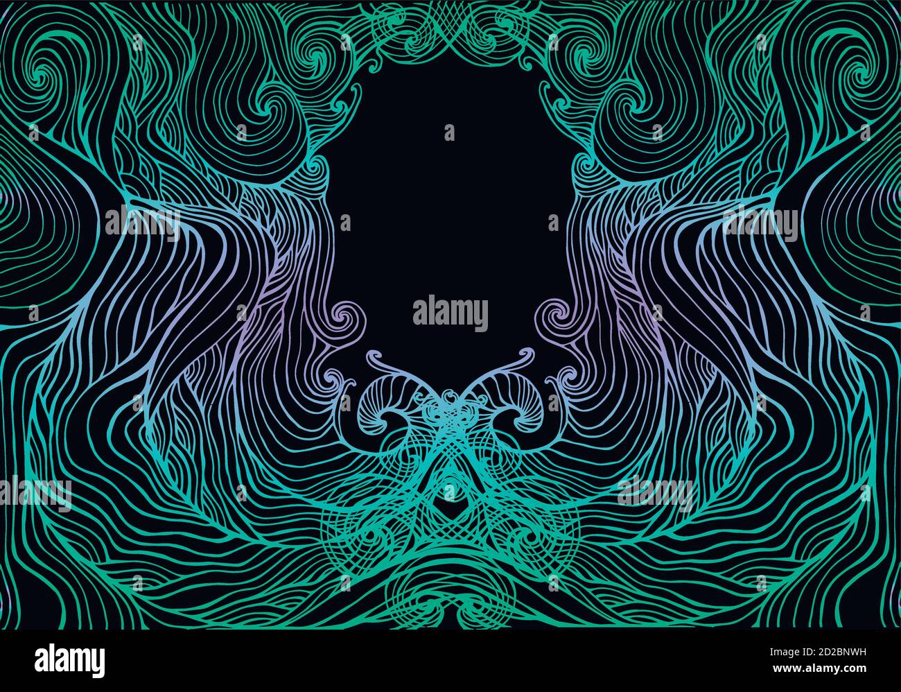 Decorative waves ornament abstract background Stock Vector Image & Art ...