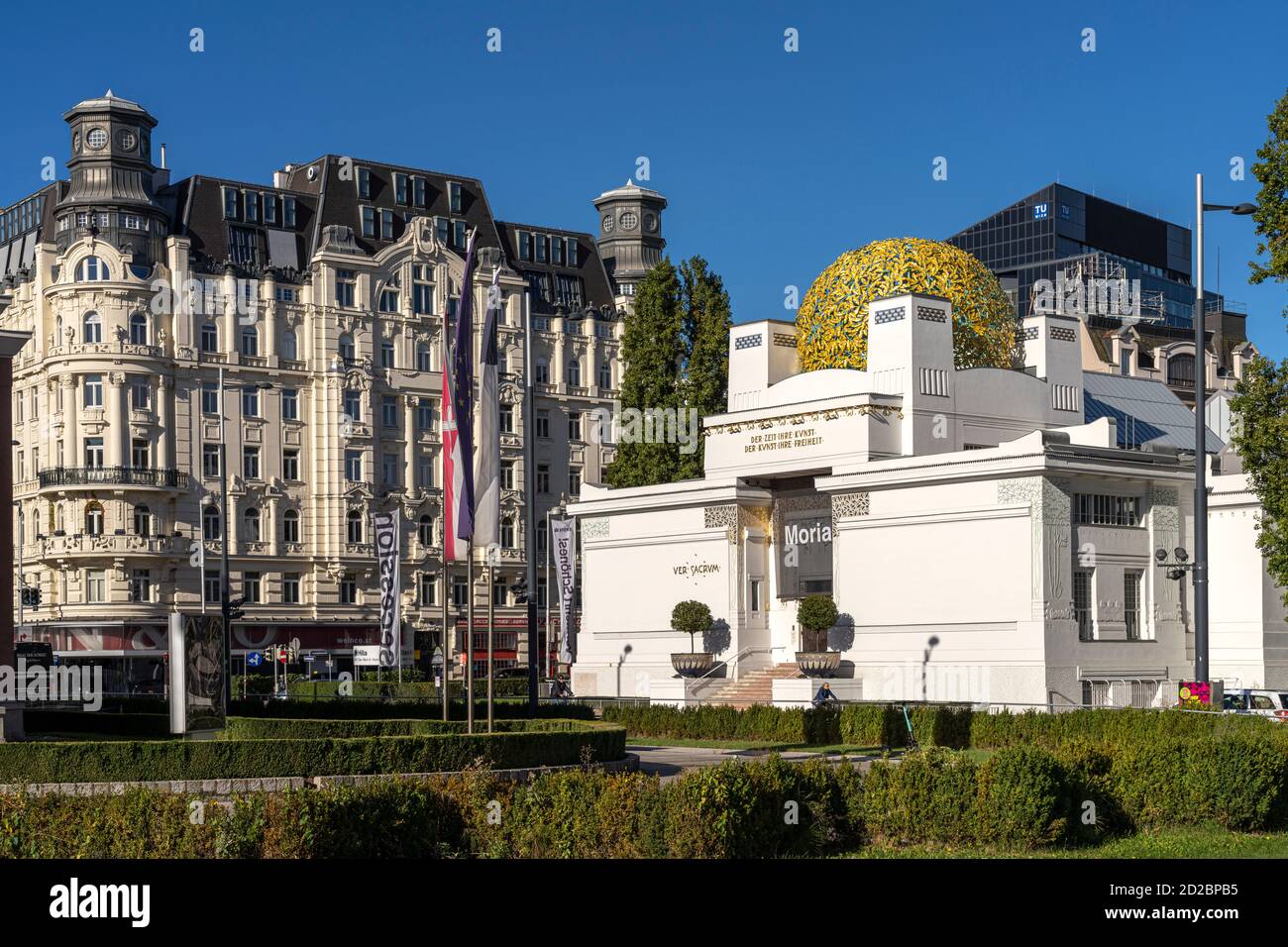 Exhibition building wiener secession hi-res stock photography and ...