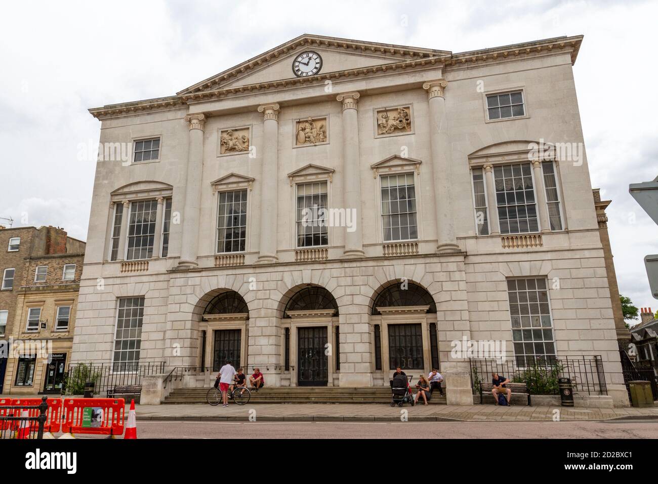 Shire Hall, a prominent building with Georgian architecture which was ...