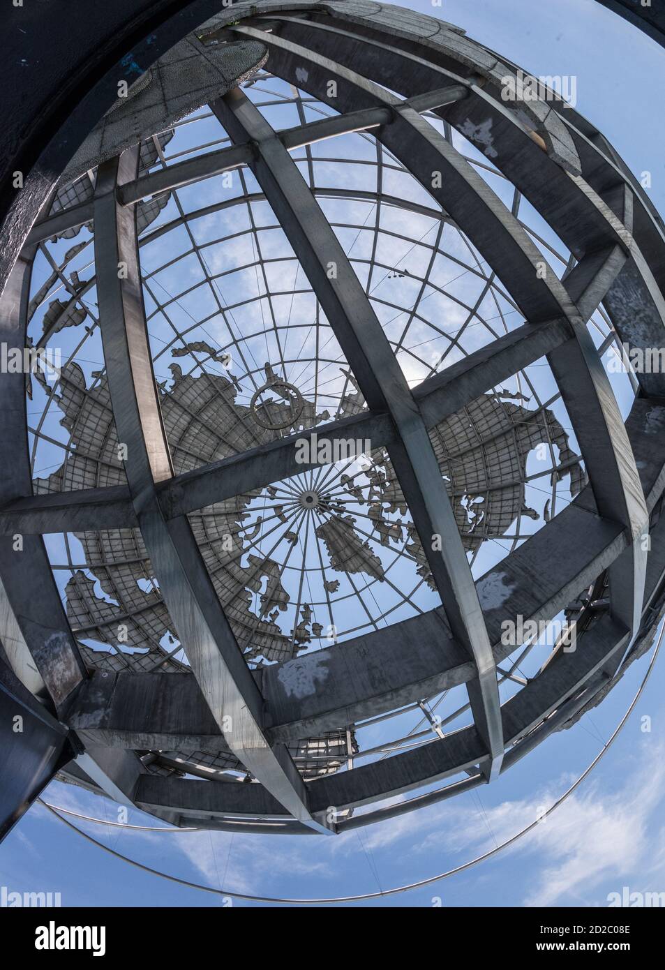 Observation towers for the New York pavilion in Corona Park, Queens, NY ...