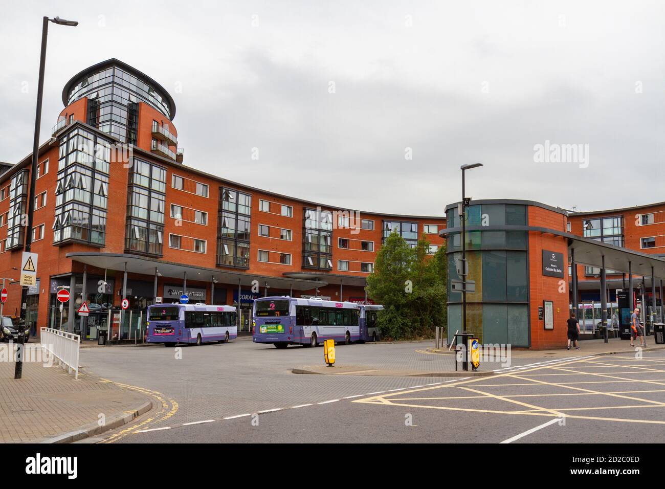 Chelmsford Bus Station on Duke Street in Chelmsford, Essex, UK Stock ...