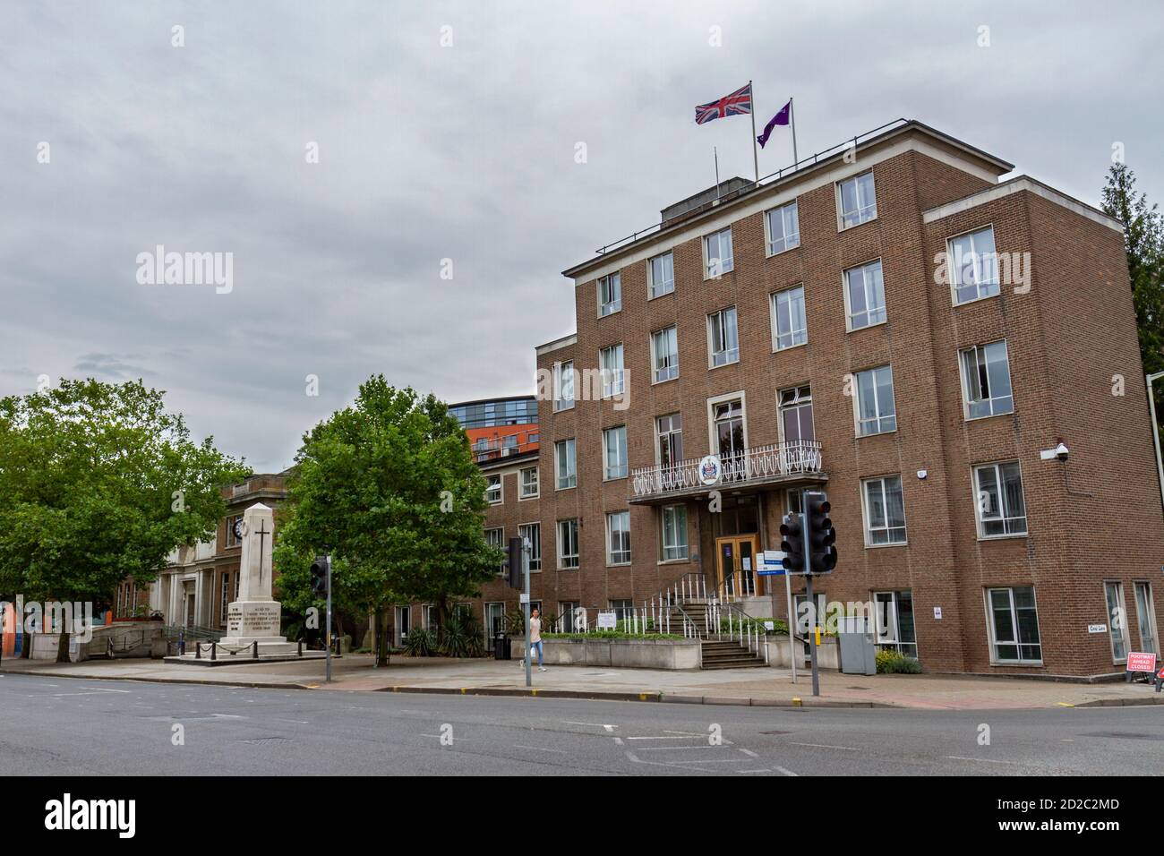 Chelmsford War memorial outside Chelmsford City Council offices on Duke ...