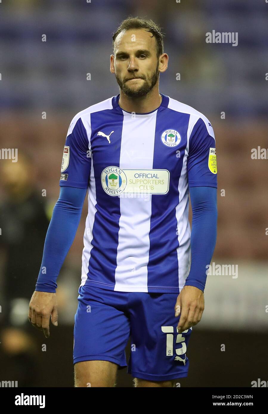 Wigan Athletic's Dan Gardner during the EFL Trophy match at the DW ...