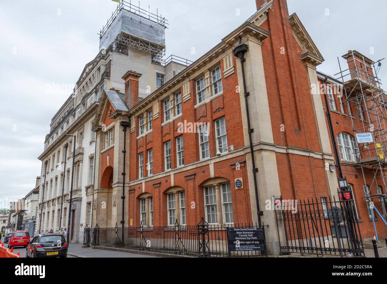 Offices of County Hall, Essex County Council on Duke Street, Chelmsford ...