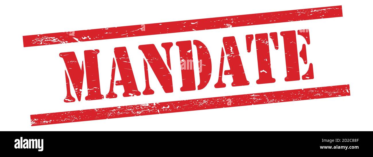 Mandate word Cut Out Stock Images & Pictures - Alamy