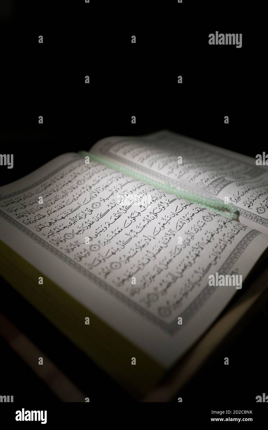 al-Quran is a holy book of Islamic guidance isolated. religion concept ...