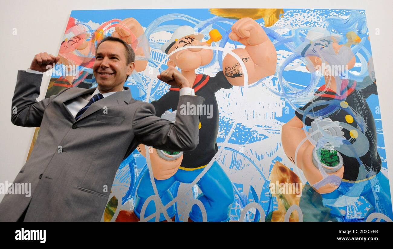 Jeff koons popeye hi-res stock photography and images - Alamy
