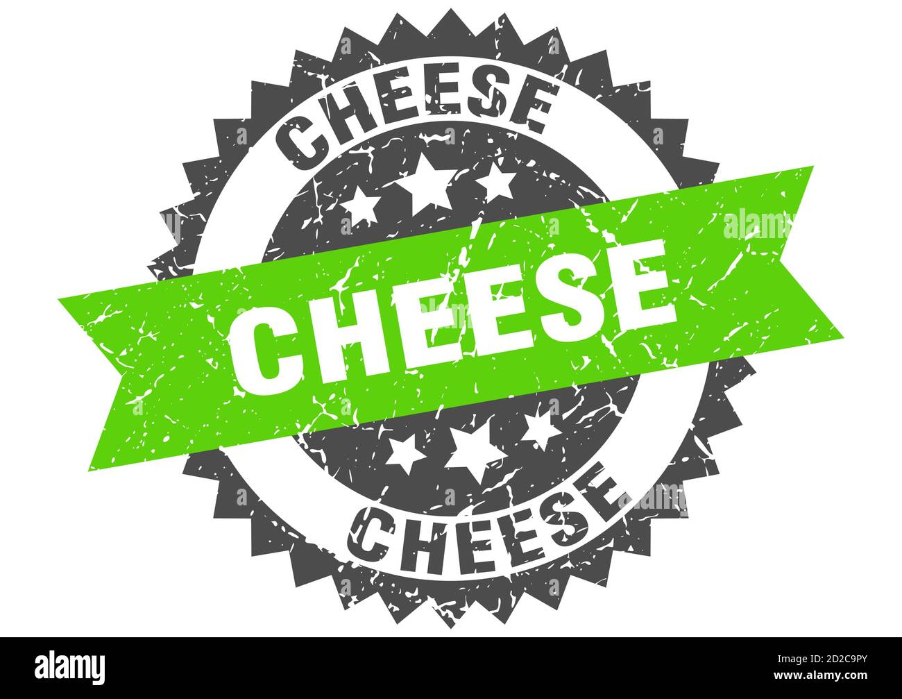 cheese stamp. round grunge sign with ribbon Stock Vector Image & Art ...