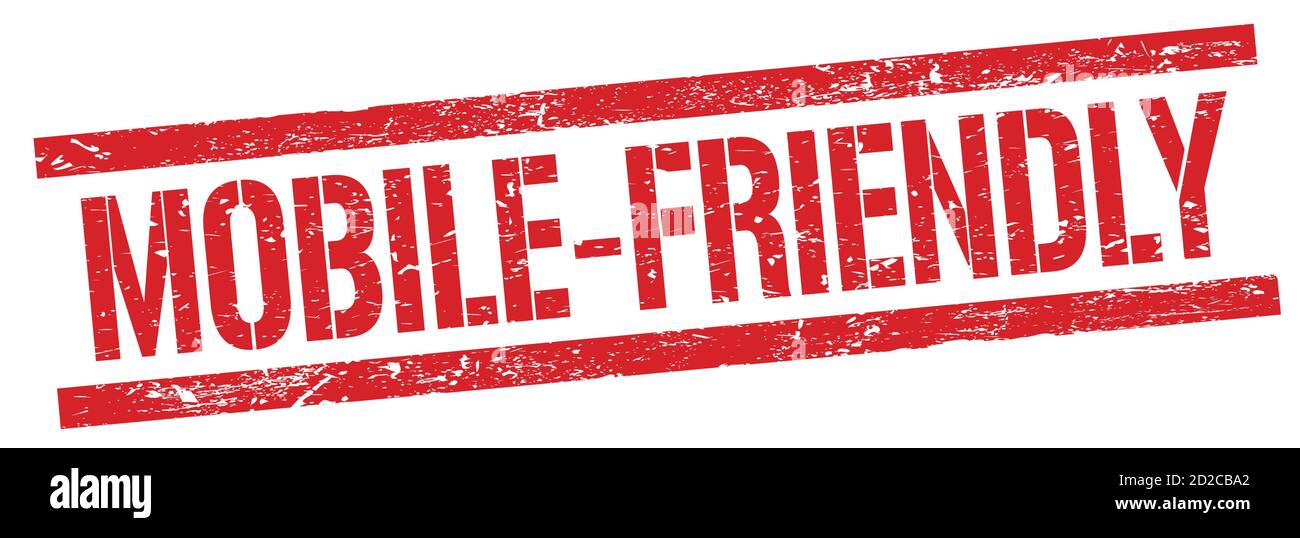 Mobile friendly stamp hi-res stock photography and images - Alamy