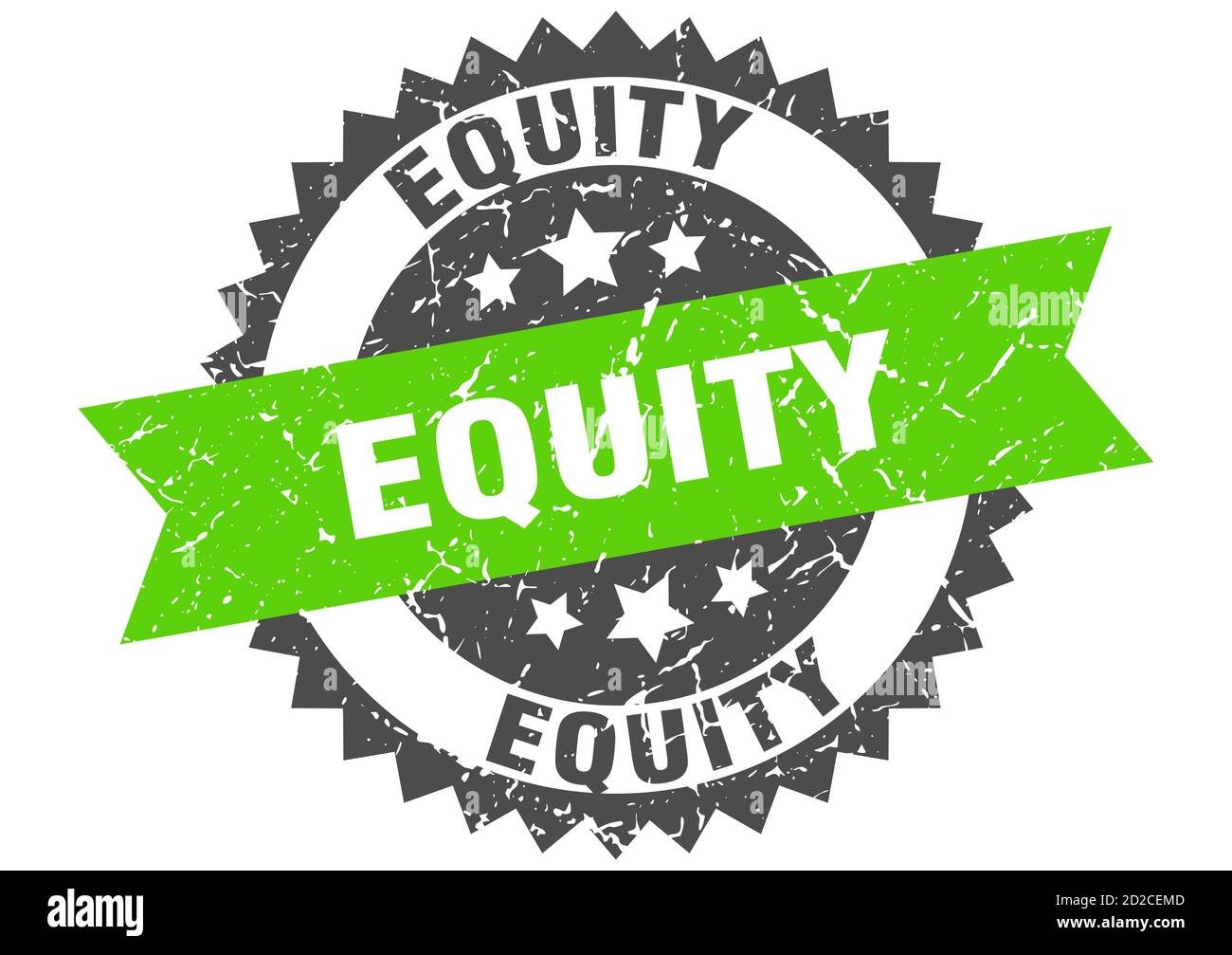 equity stamp. round grunge sign with ribbon Stock Vector Image & Art ...