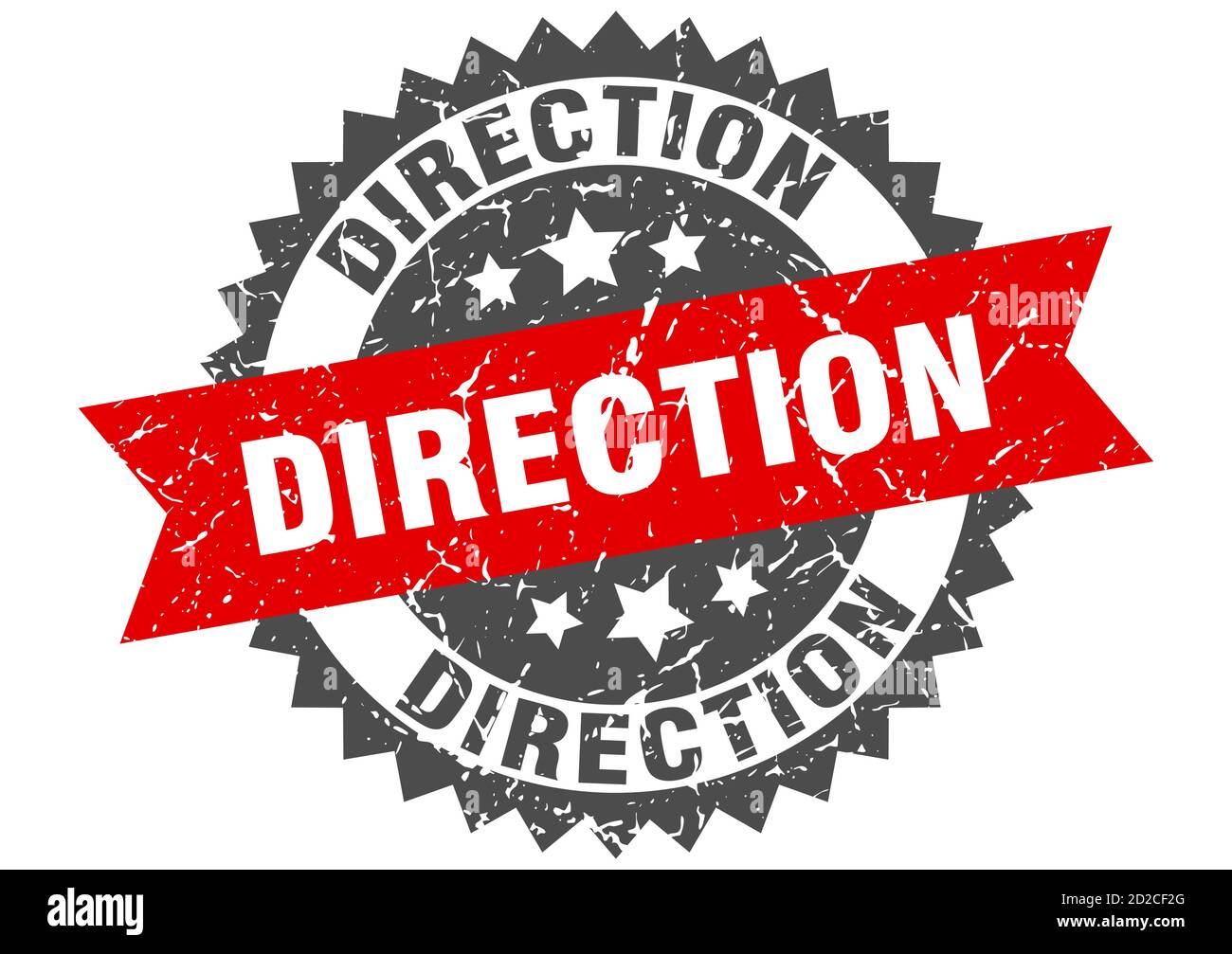 Direction stamp round grunge Stock Vector Images - Alamy