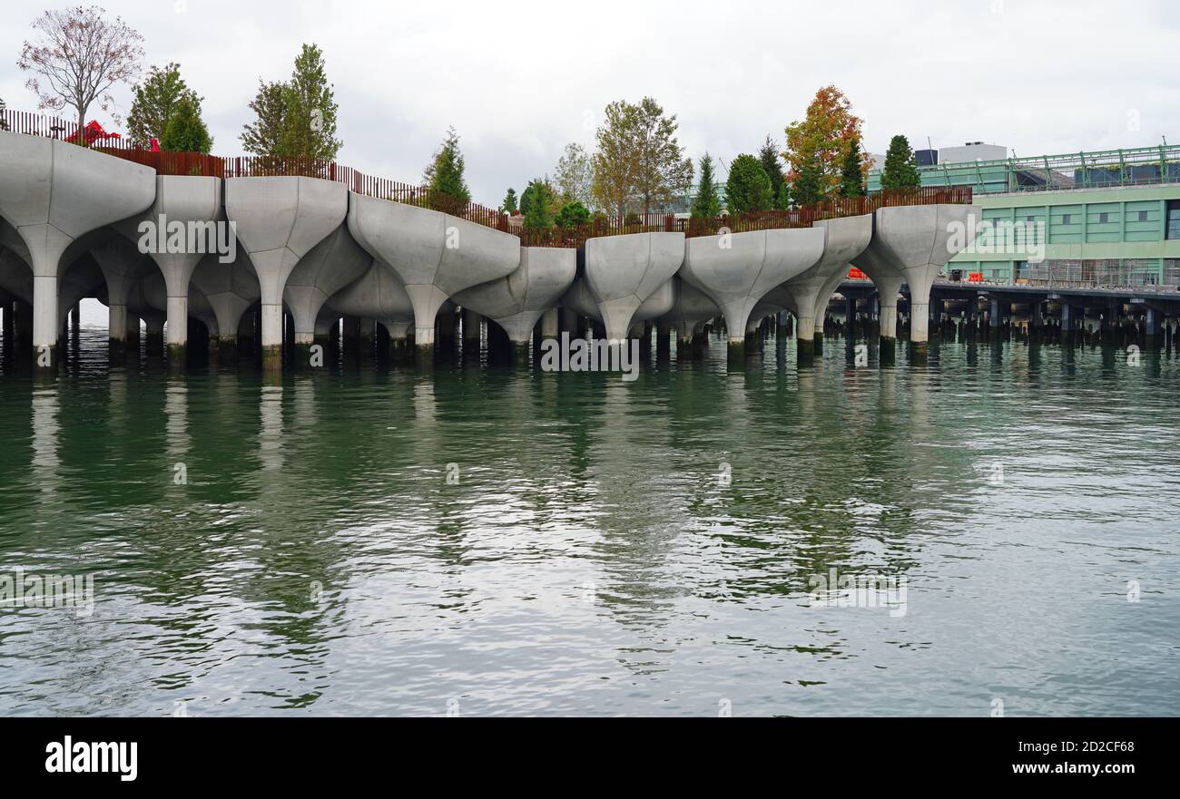 NEW YORK, NY -27 SEPTEMBER 2020- View of the construction of the Little ...