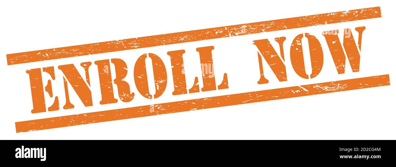 Enroll Now Stamp High Resolution Stock Photography and Images - Alamy