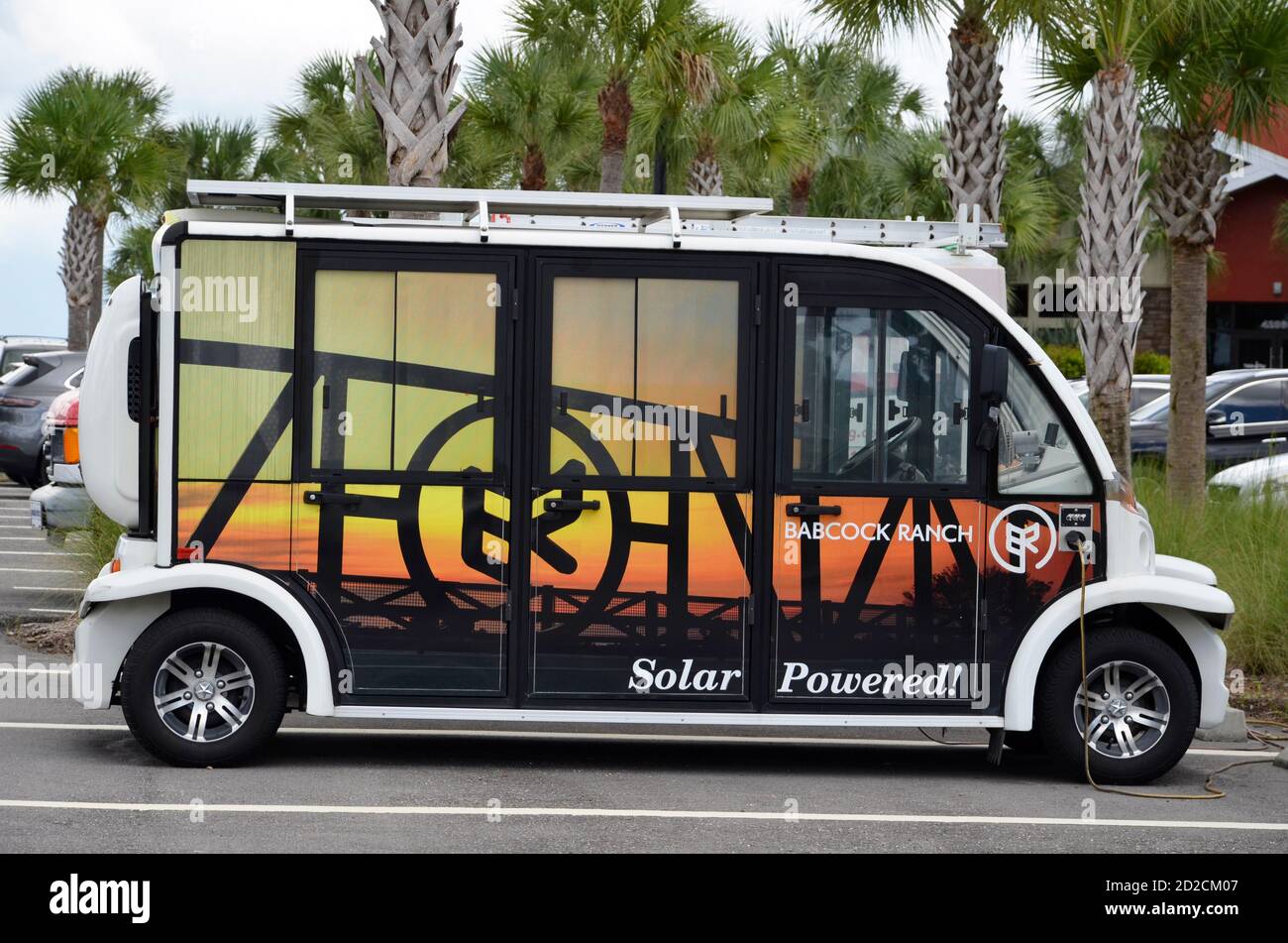 Solar transportation at Babcock Ranch, A sustainable community in SW ...