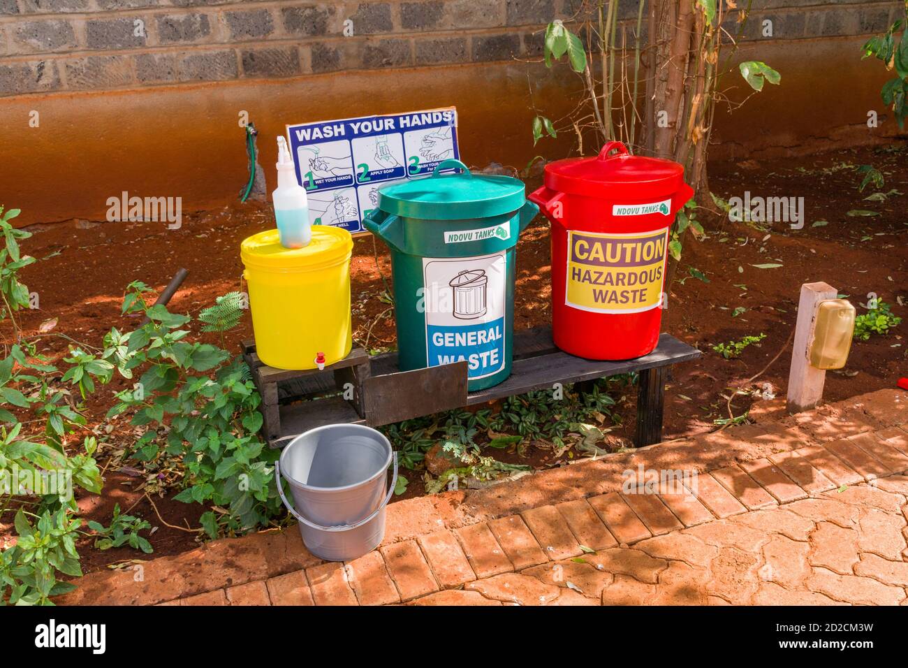 Hand washing station hi-res stock photography and images - Alamy