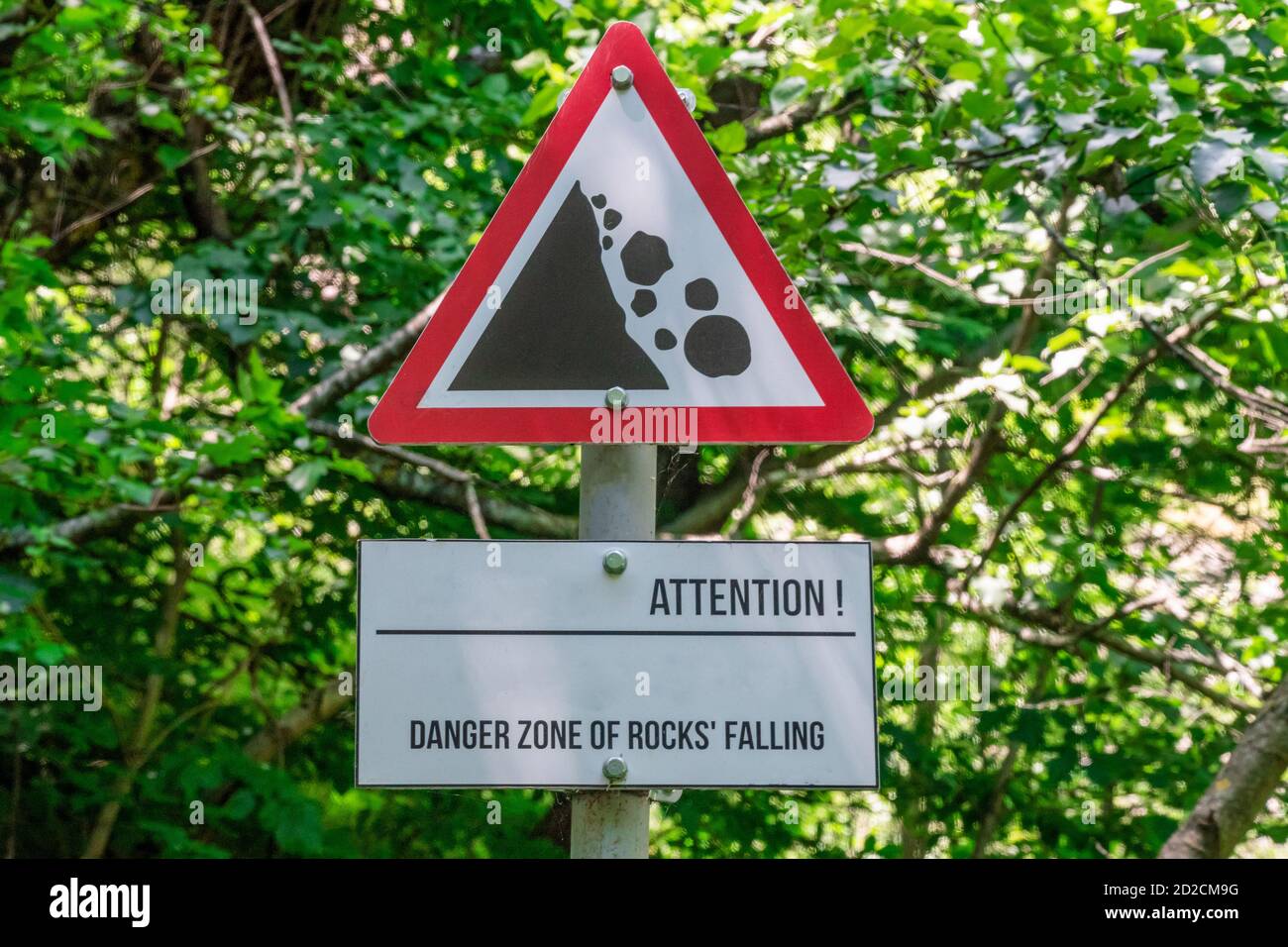 Danger falling branches hi-res stock photography and images - Alamy