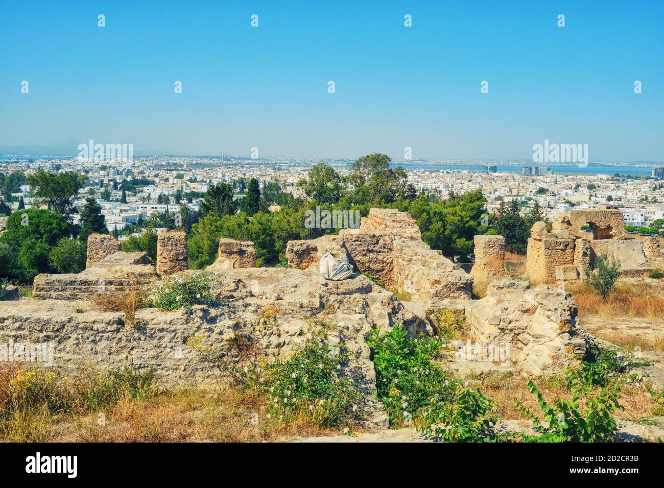 The ruins of Hannibal's house in Carthage - Carthaginian commander of ...