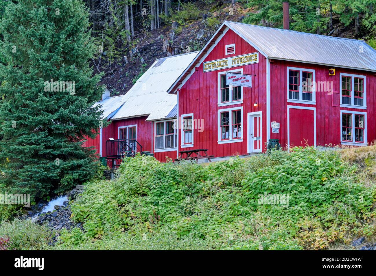 Silversmith Powerhouse, Sandon Generating Station, Sandon, Kootenay ...