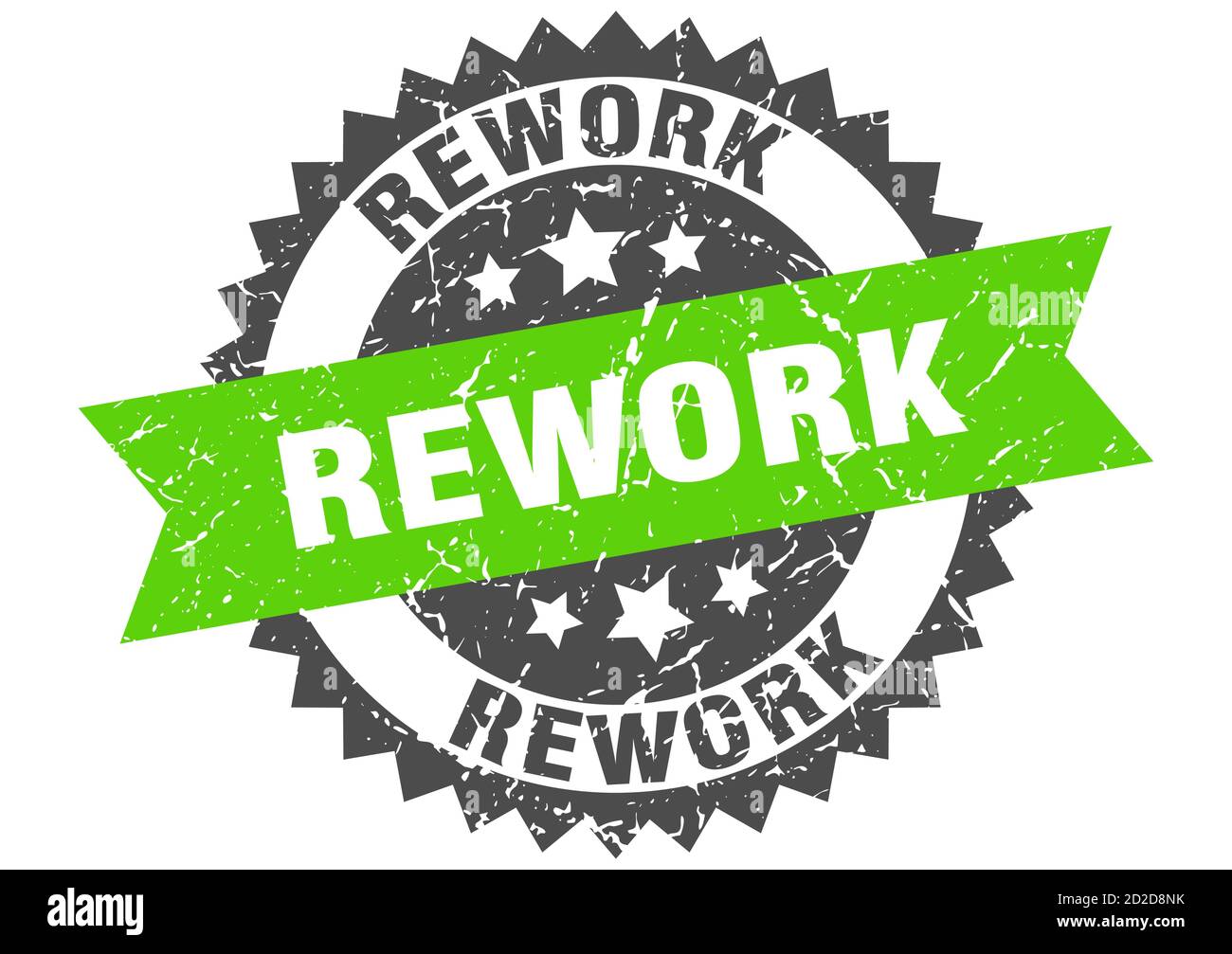 Rework stamp hi-res stock photography and images - Alamy