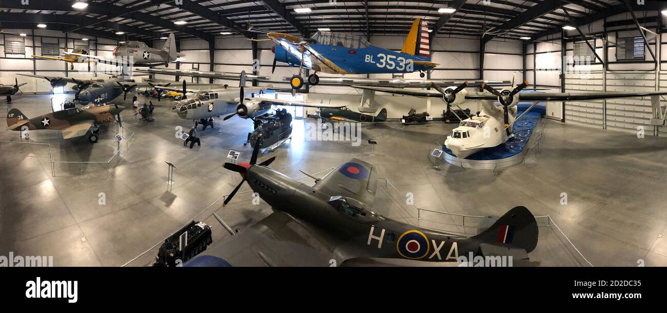Aircraft on display at the Pima Air & Space Museum in Tucson AZ Stock ...