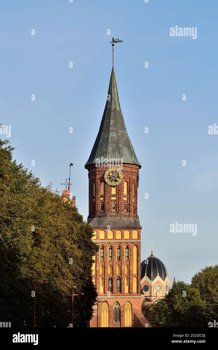 Kaliningrad, Russia - september 30, 2020: Tower of Koenigsberg ...