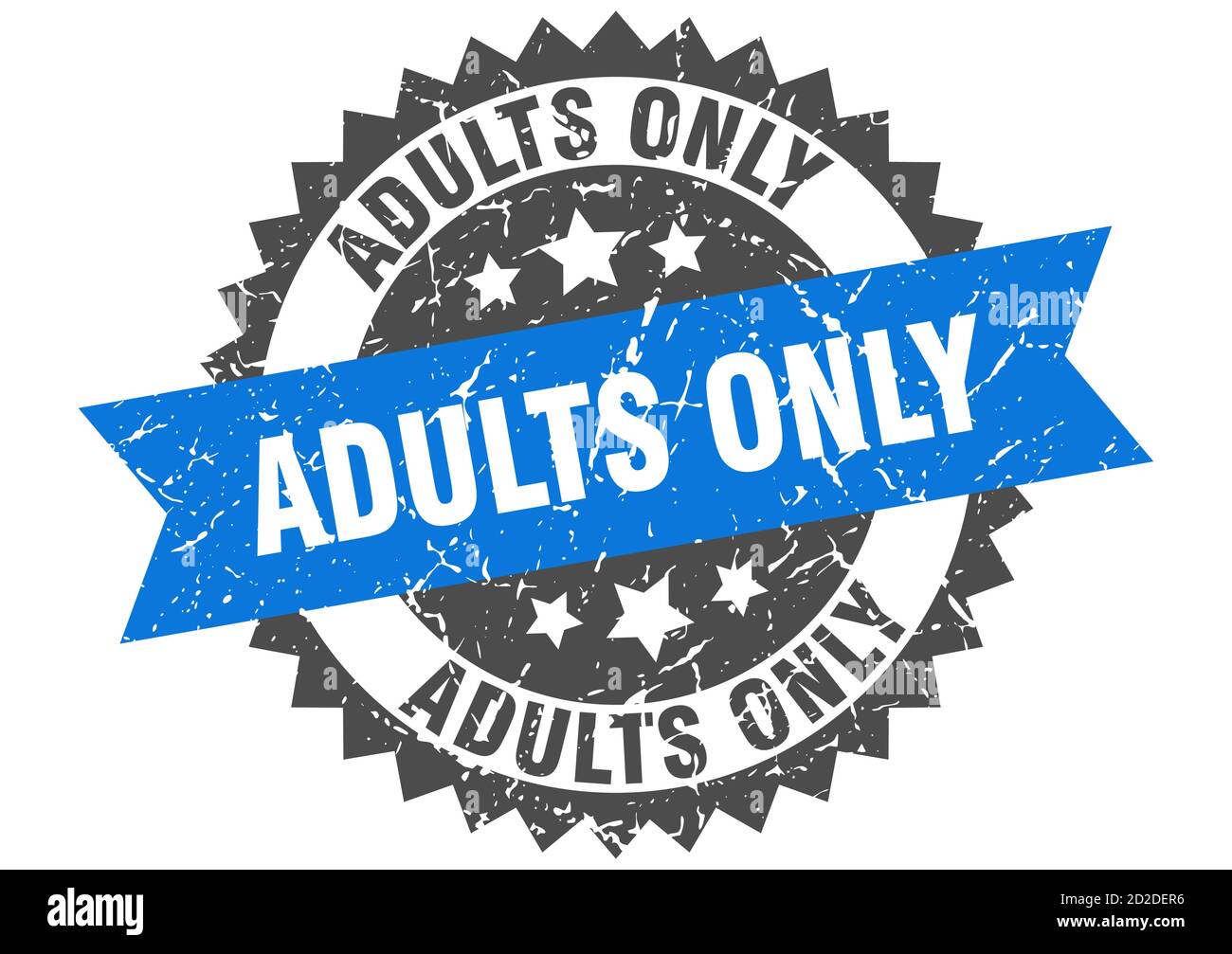 adults only stamp. round grunge sign with ribbon Stock Vector Image ...