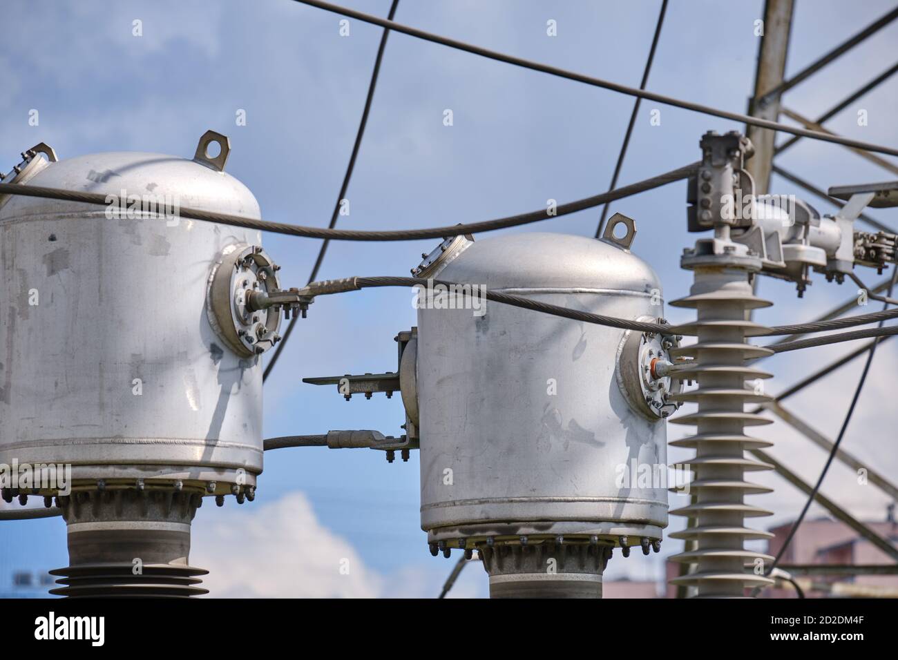 Power transformers with gas protection - electrical substation ...