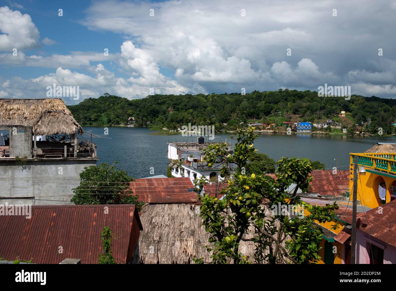 A view of Lake Peten, Flores, El Petén, Guatemala Stock Photo - Alamy