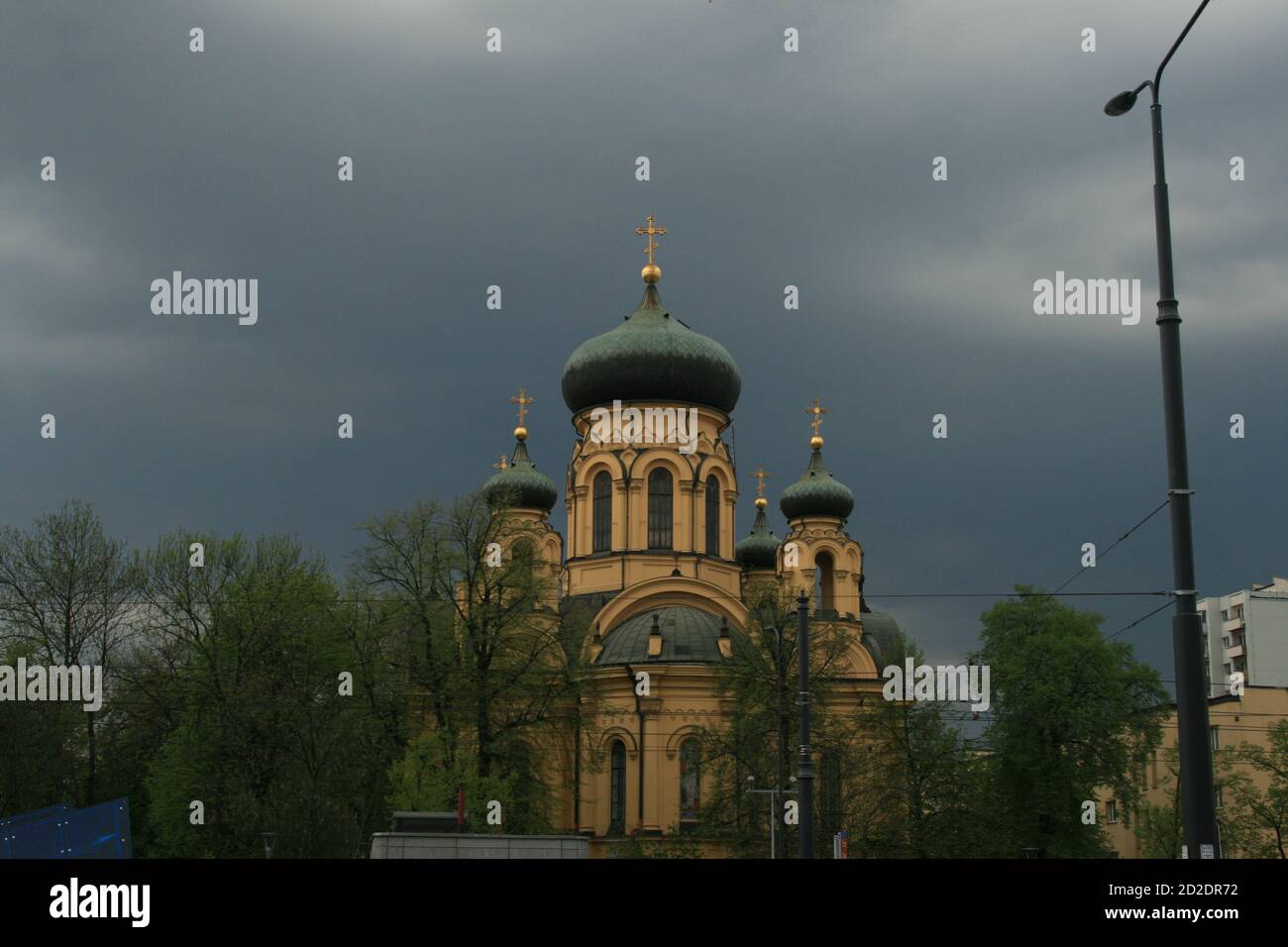 Polish Church, Warsaw Stock Photo - Alamy