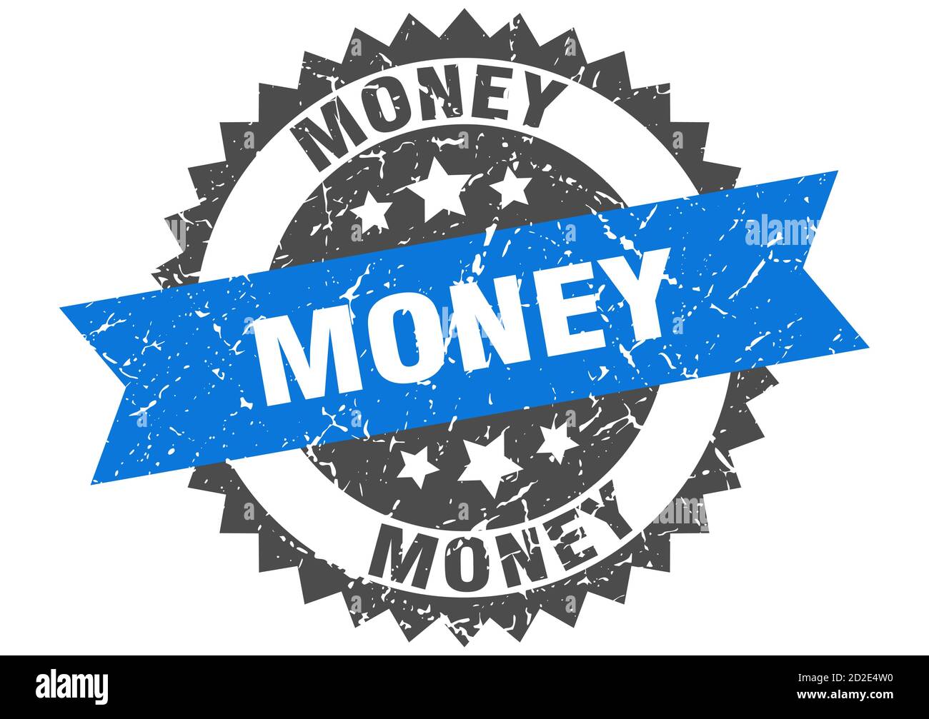 money stamp. round grunge sign with ribbon Stock Vector Image & Art - Alamy