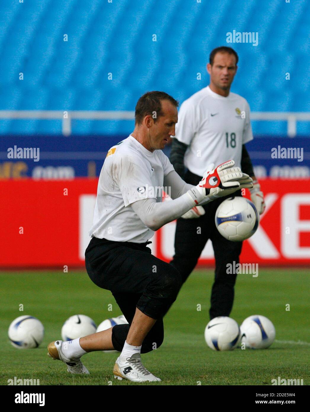 Australia Goalkeeper Michael Petkovic High Resolution Stock Photography ...