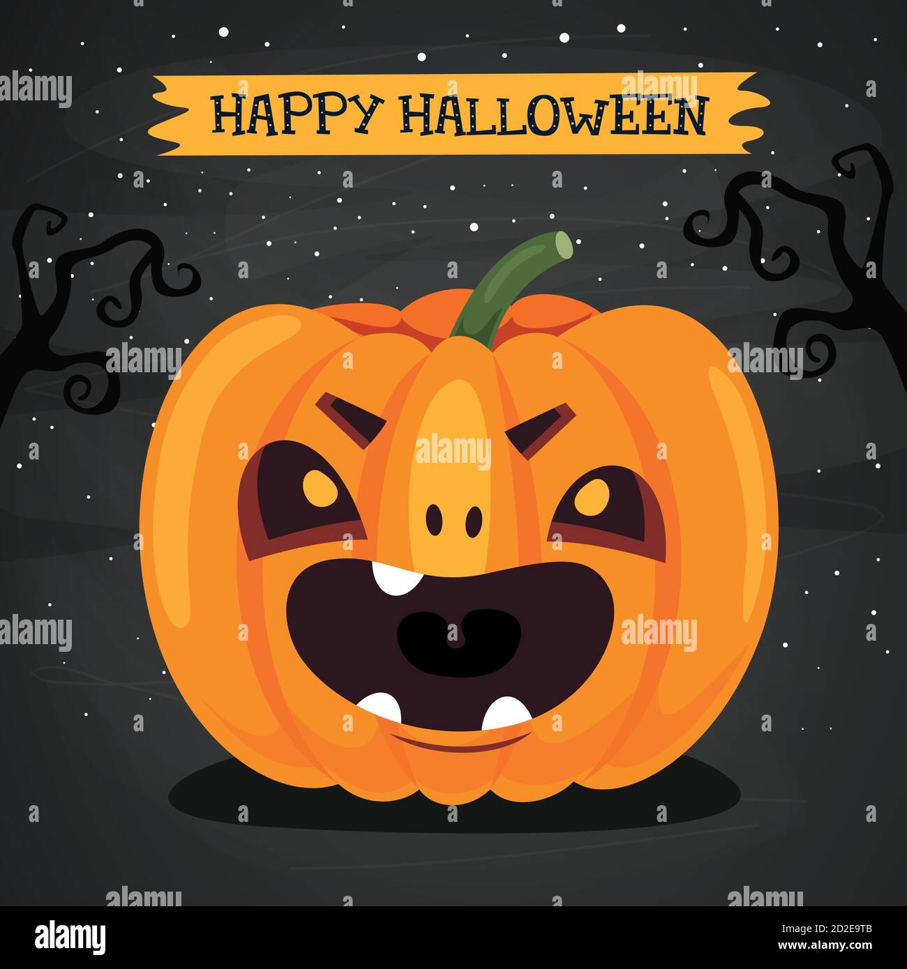 Trick treat design witch Stock Vector Images - Alamy