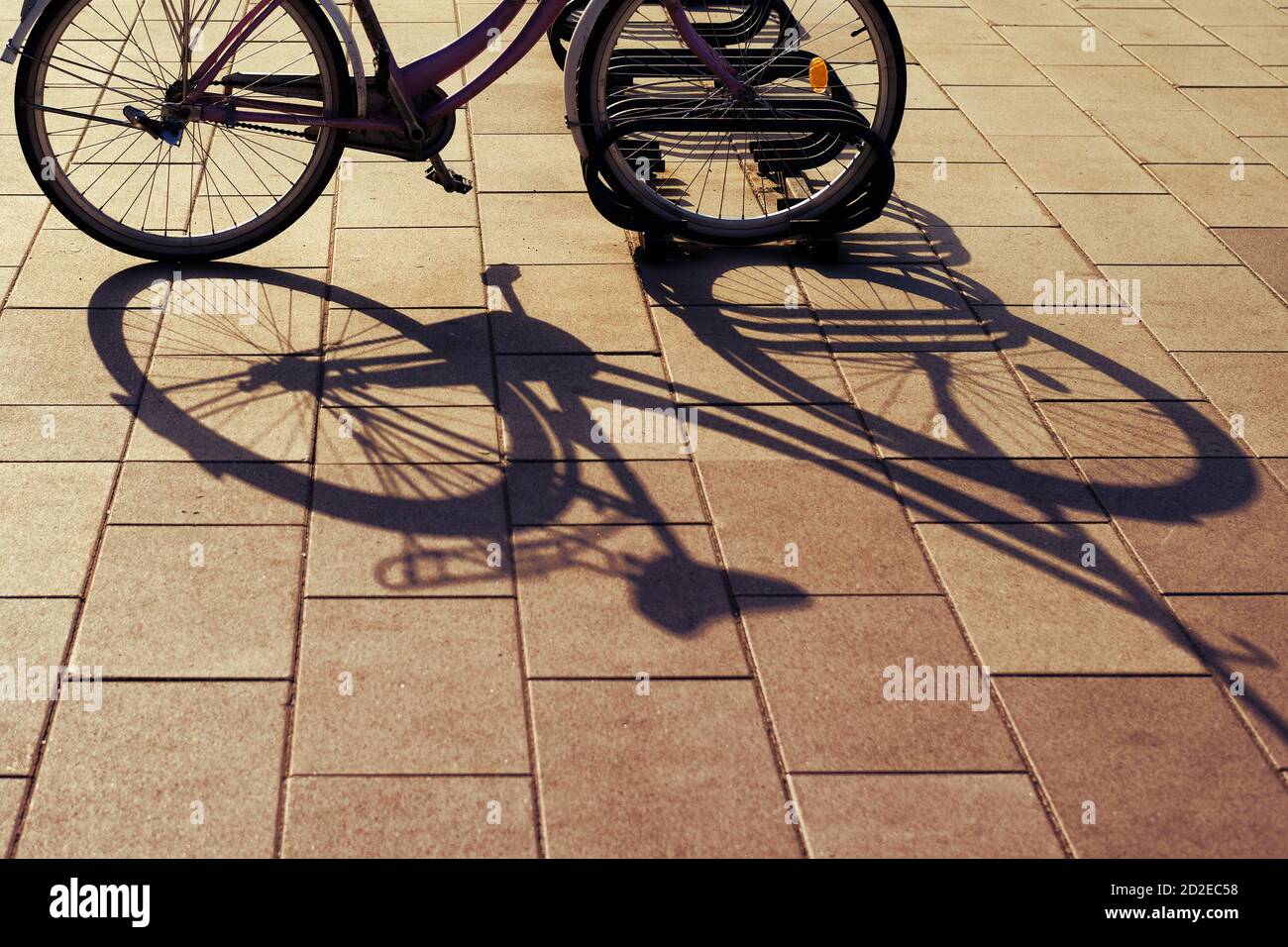 Bicycle wheel shadow in black and white hi-res stock photography and ...