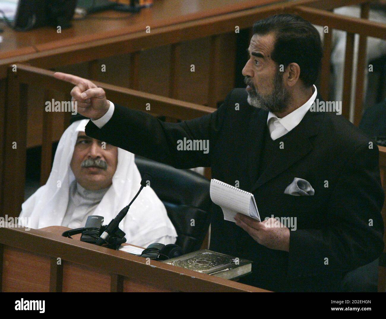 Saddam hussein trial hi-res stock photography and images - Alamy