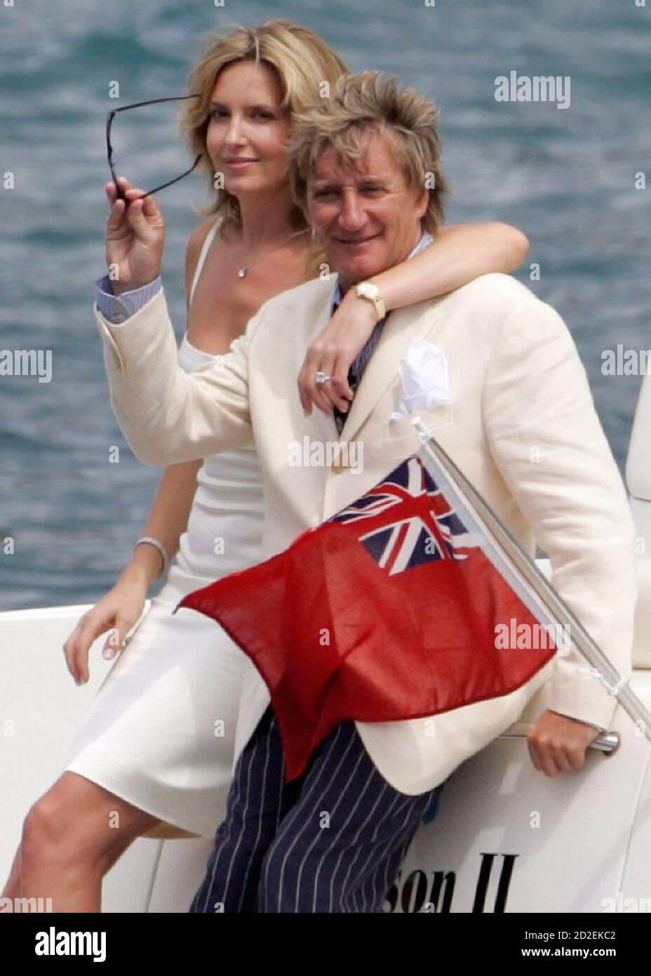 Rod stewart penny lancaster wedding hi-res stock photography and images ...