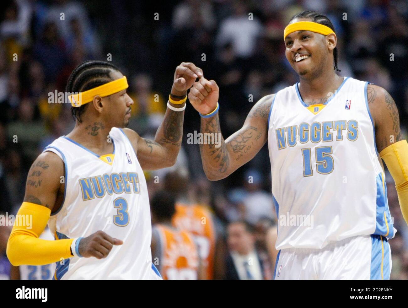 Allen iverson denver nuggets teammate hi-res stock photography and ...