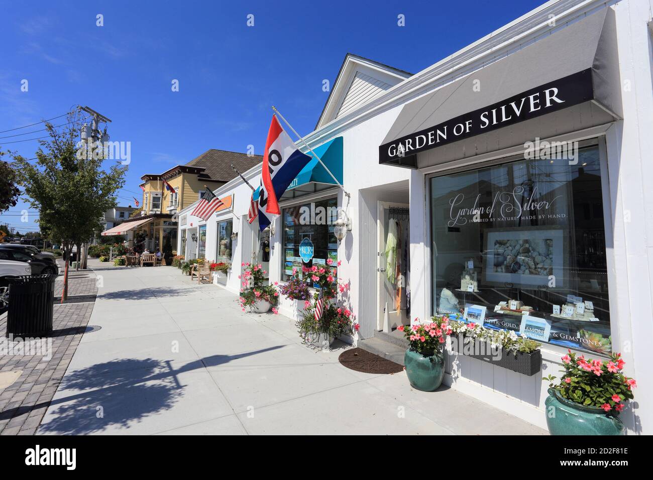 Shops on Main St. Westhampton Long Island New York Stock Photo - Alamy