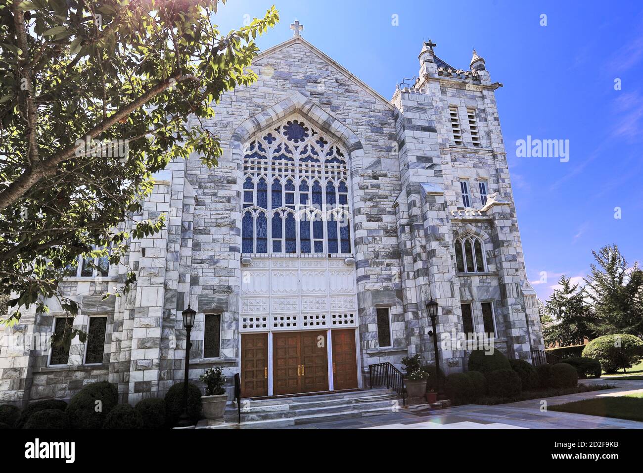 Church Southampton Long Island New York Stock Photo - Alamy