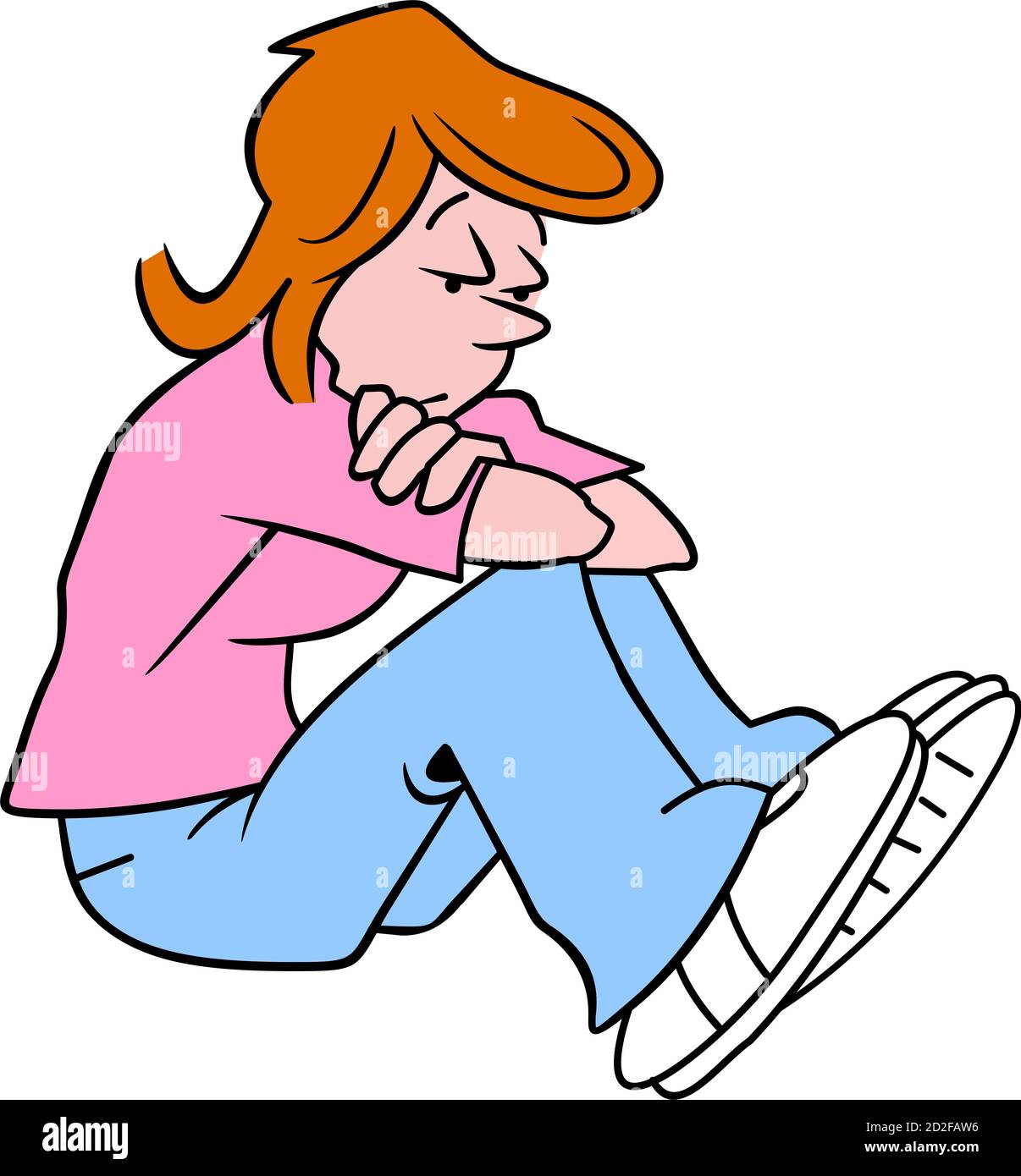 Low Self Esteem Clipart