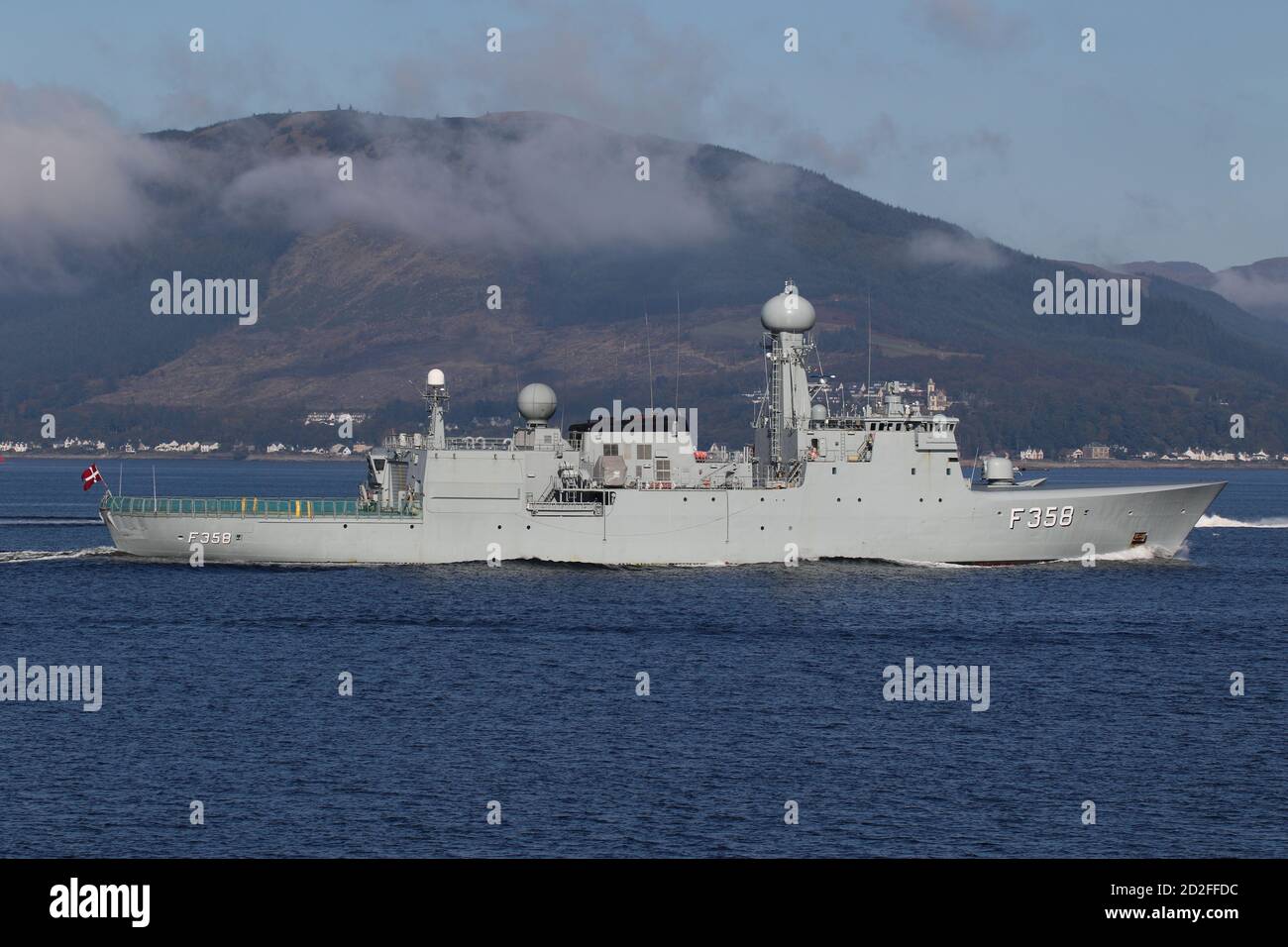 HDMS Triton (F358), a Thetis-class frigate operated by the Royal Danish ...