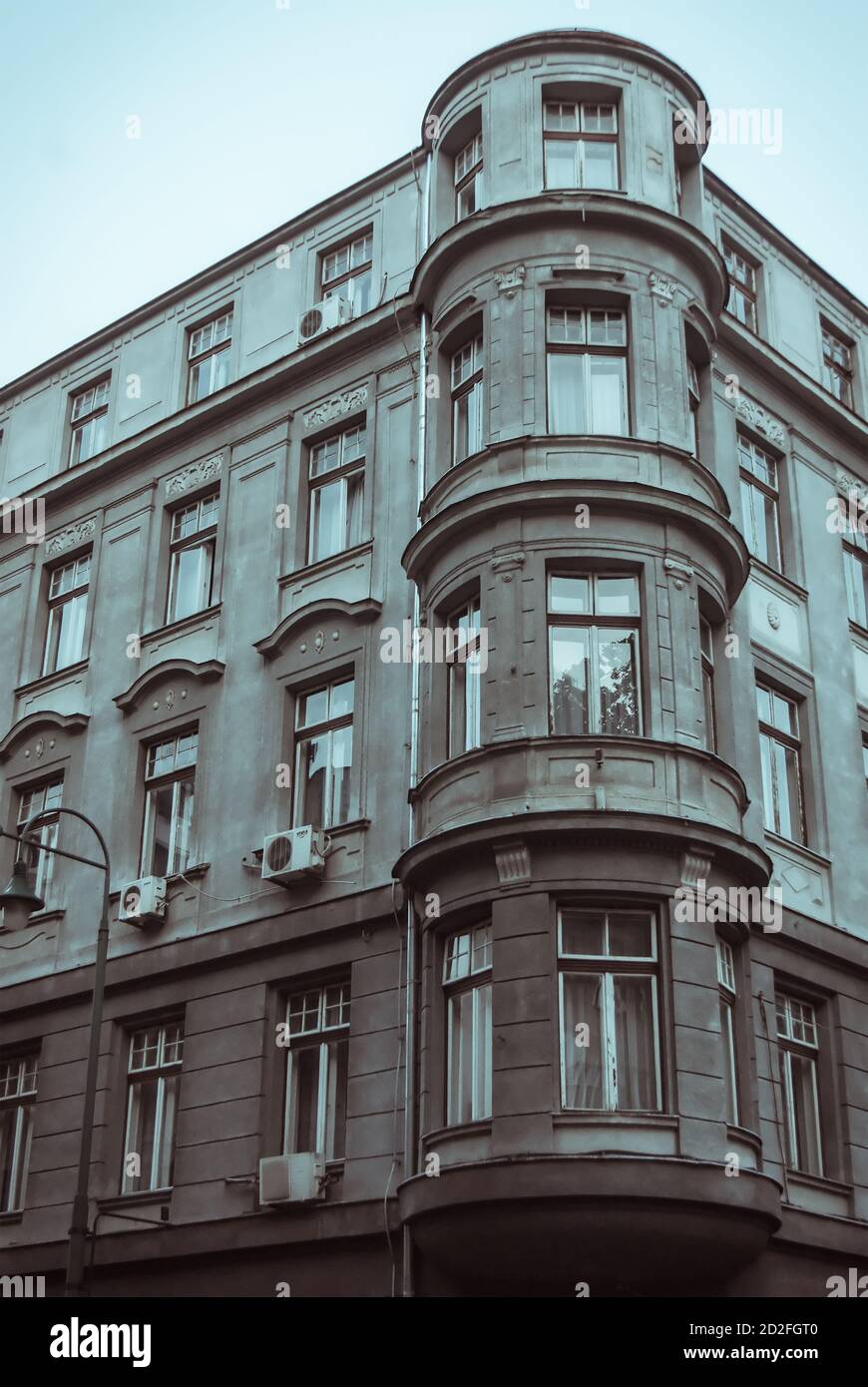 Beautiful antique building at the city square Stock Photo - Alamy