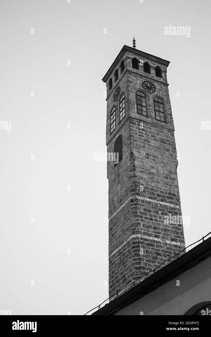 Tall square tower Black and White Stock Photos & Images - Alamy