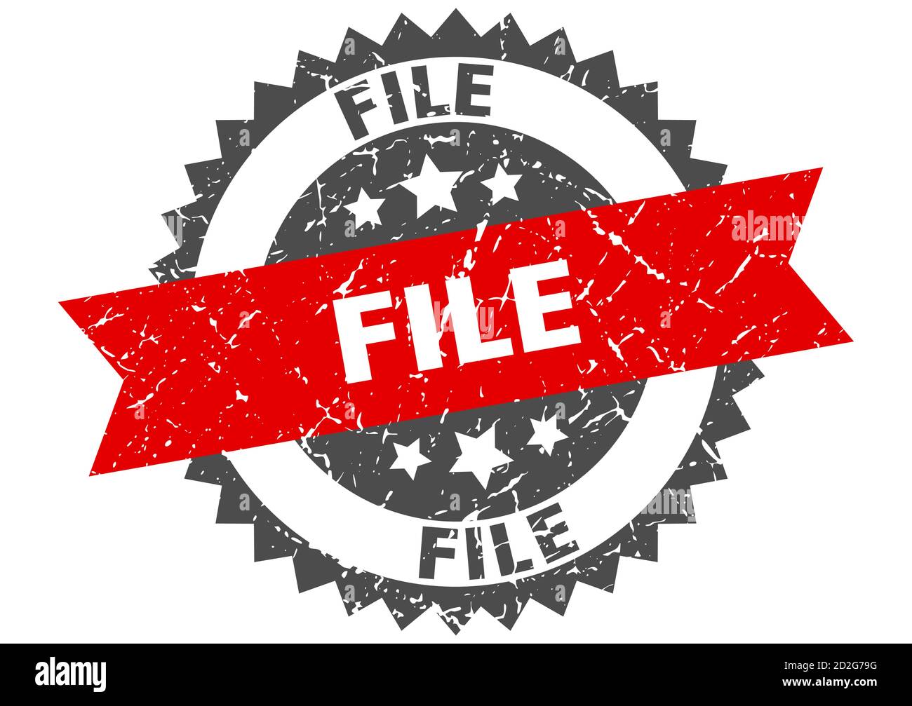 File round stamp ribbon hi-res stock photography and images - Alamy