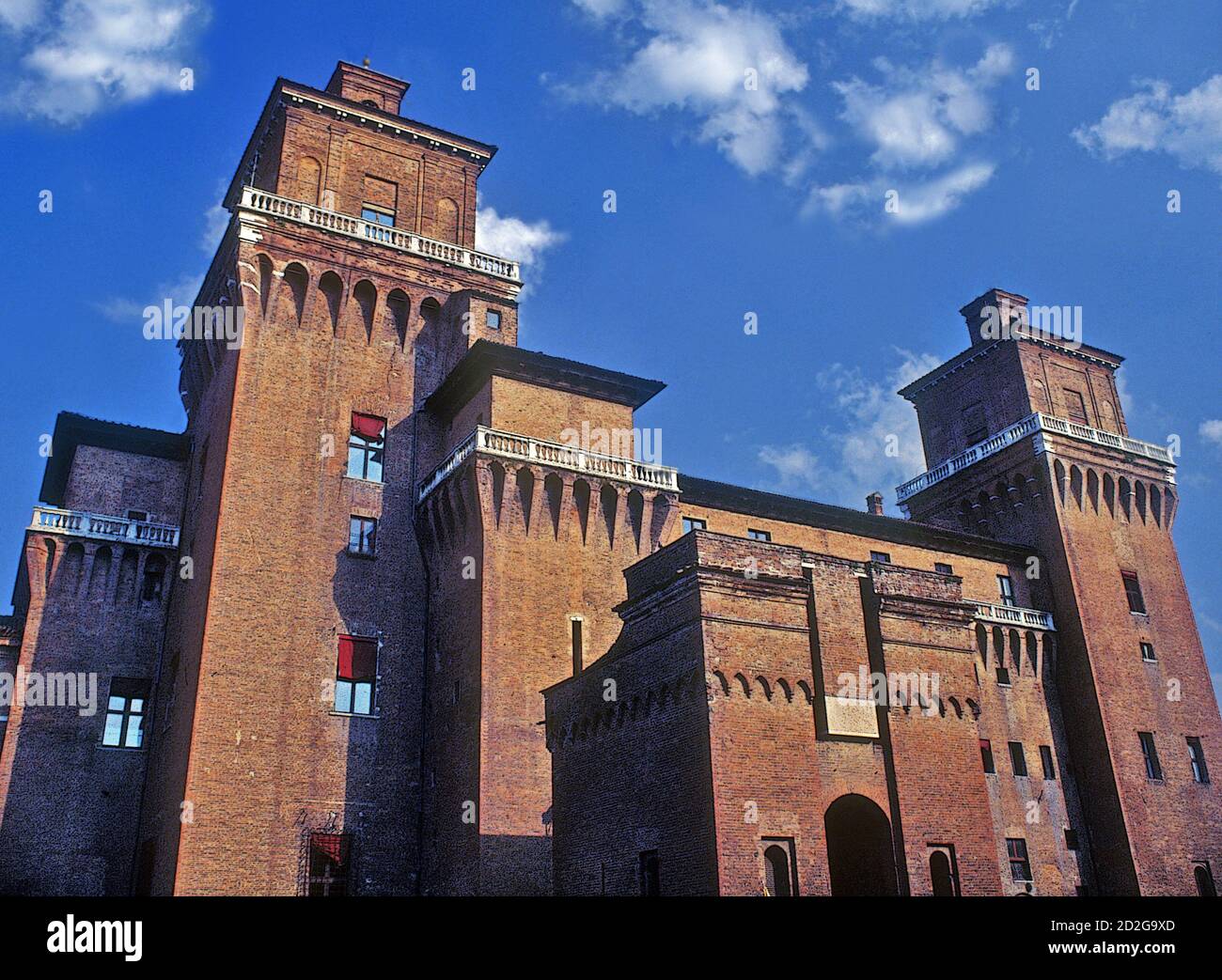 Ferrara.Castello Estense (‘Este castle’) or castello di San Michele ...