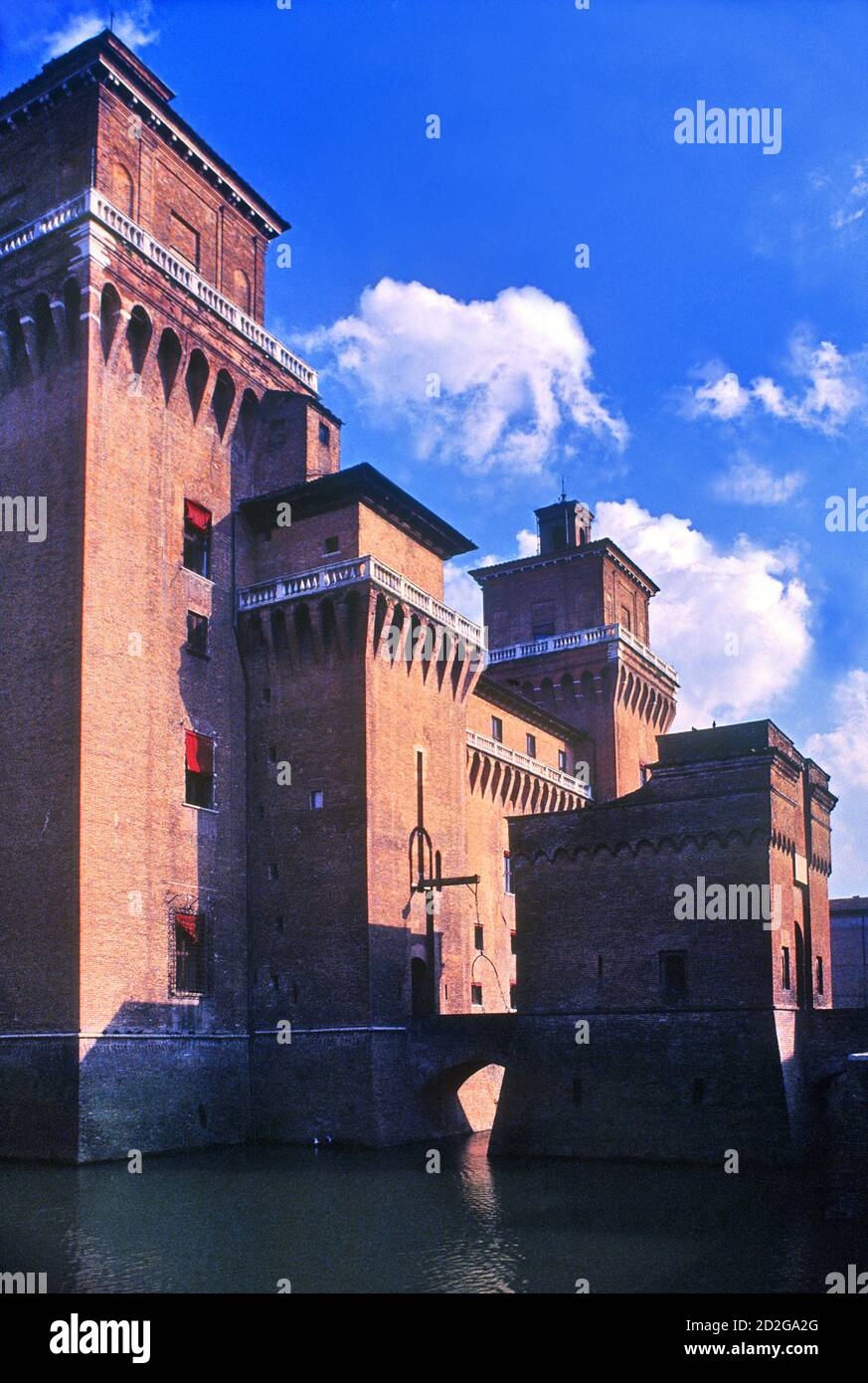 Ferrara.Castello Estense (‘Este castle’) or castello di San Michele ...