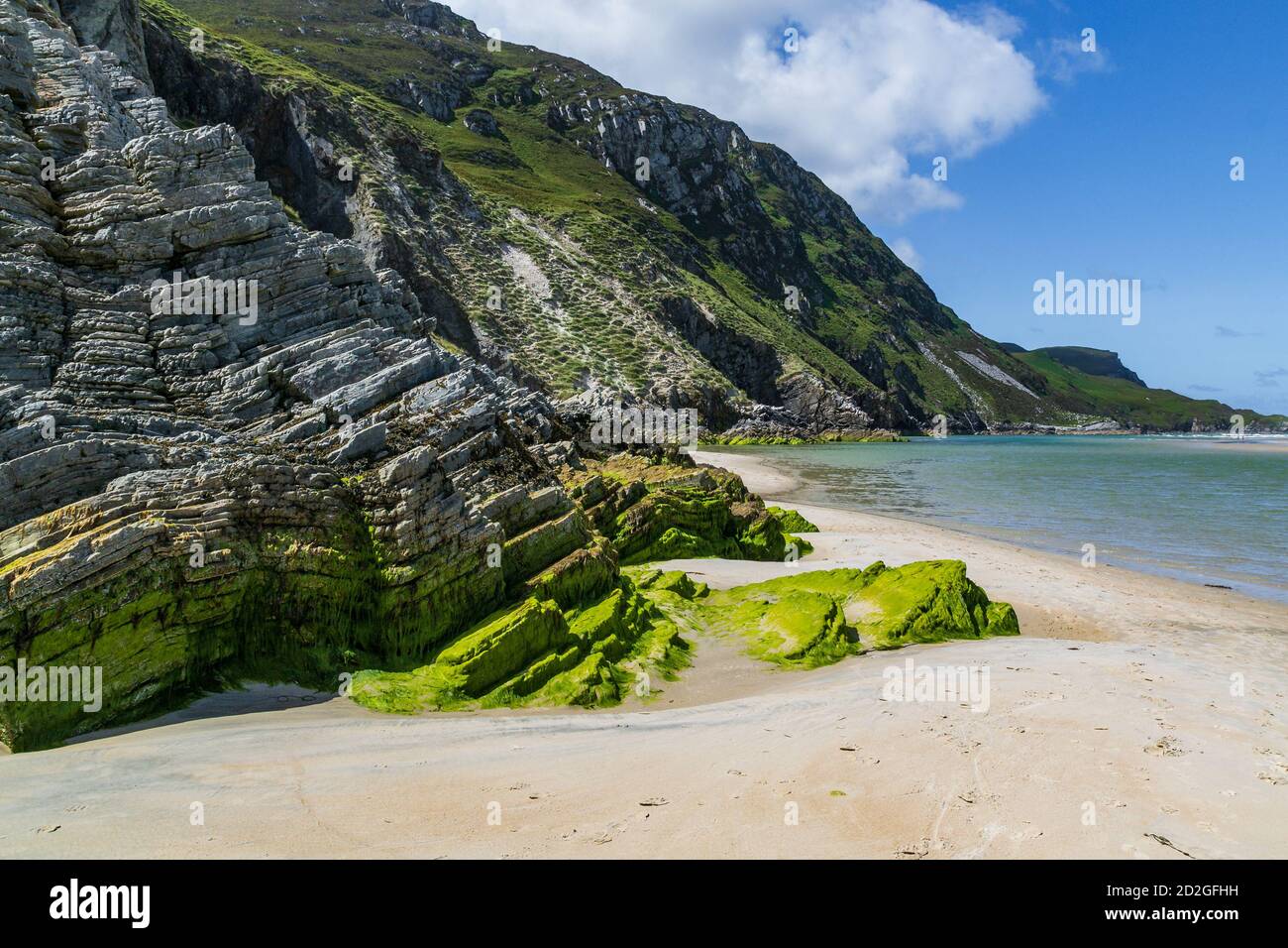 Beautiful scenery of Maghera beach at Ardara, county Donegal, Ireland ...